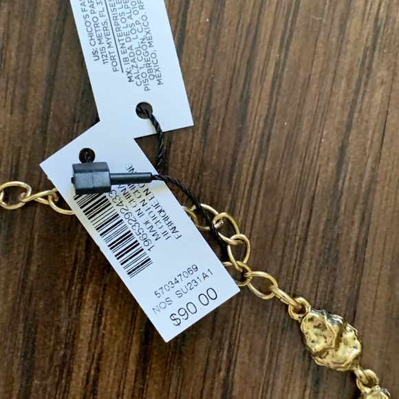 White House Black Market | Jewelry | Whbm Gold Tone And Blue ...